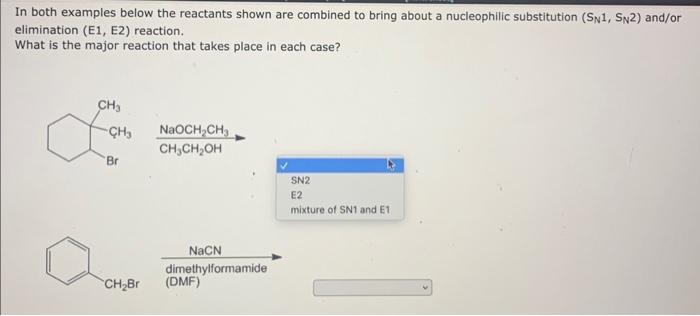 Solved In both examples below the reactants shown are | Chegg.com