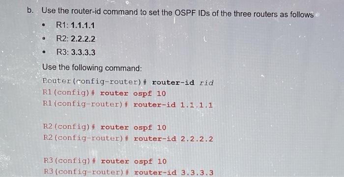 Packet Tracer - Point-to-Point Single-Area OSPFv2 | Chegg.com