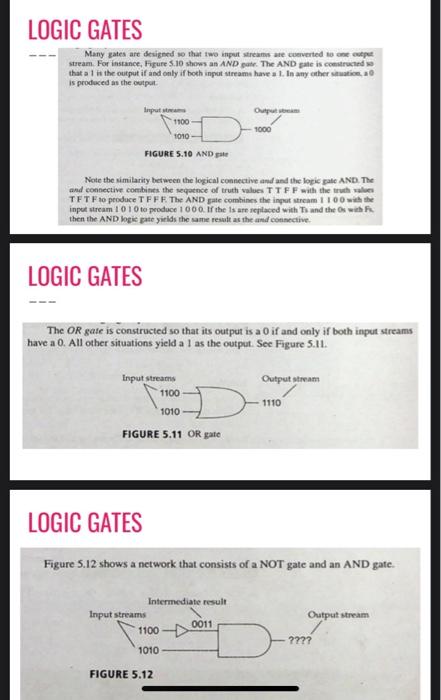 LOGIC GATES Many gates are designed so that two input | Chegg.com