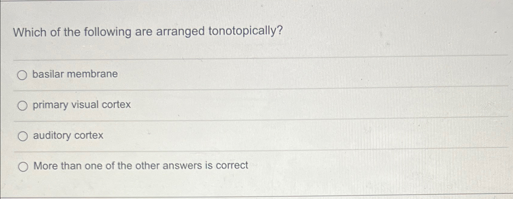 Solved Which of the following are arranged | Chegg.com