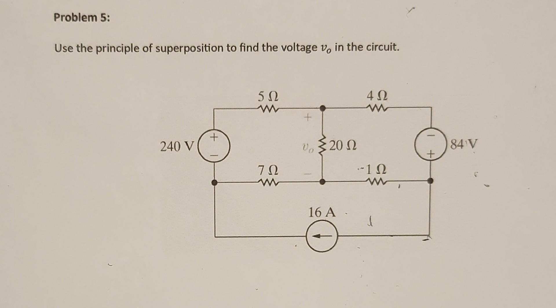 Solved Use the principle of superposition to find the | Chegg.com