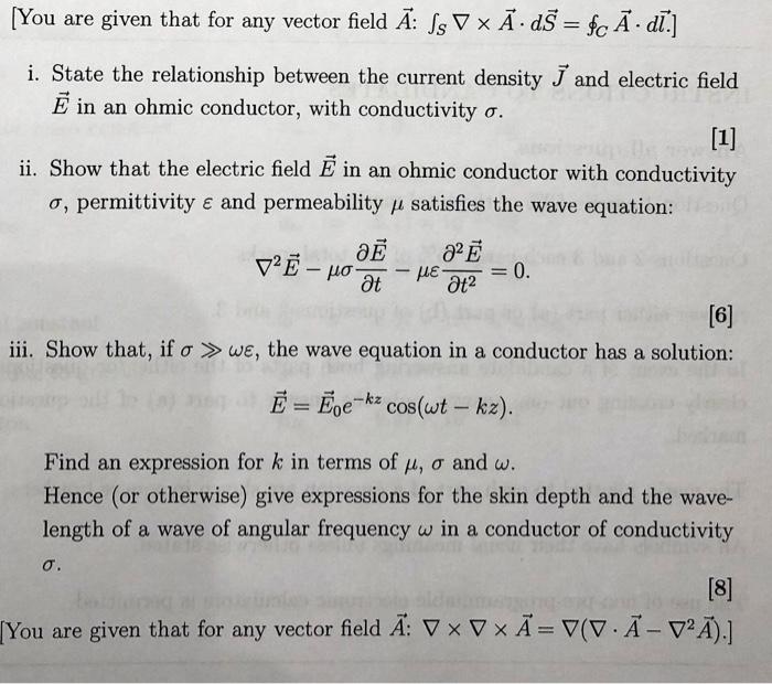 Solved Maxwell's equations in differential form are: | Chegg.com