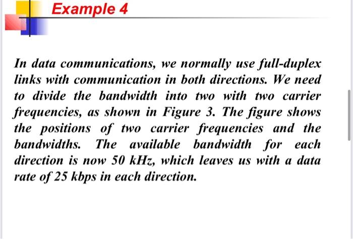 Solved Example 4 In data communications, we normally use | Chegg.com