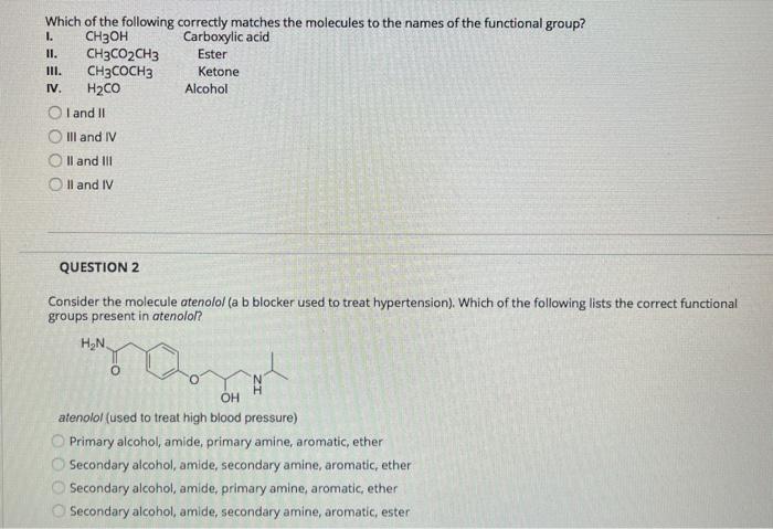 Solved Which of the following correctly matches the | Chegg.com