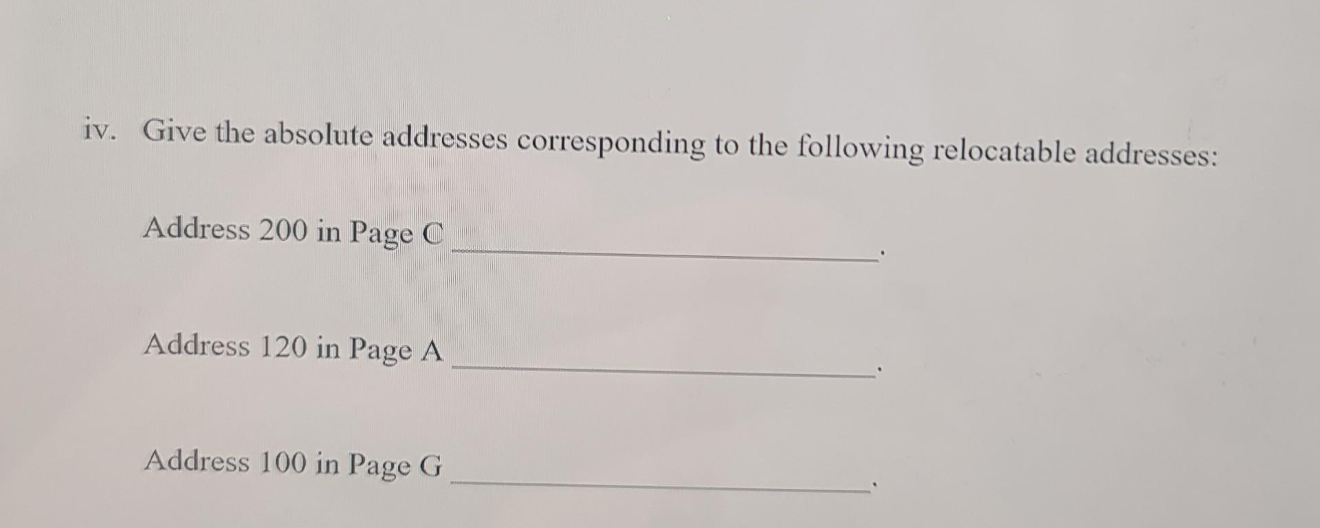 Solved 1. (20 points) A virtual memory scheme is using the | Chegg.com