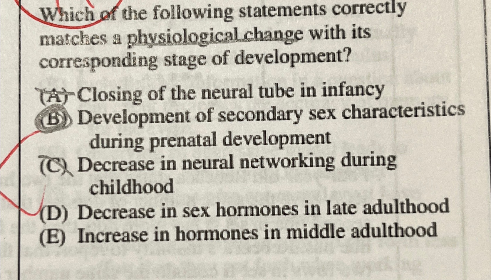 Solved Which of the following statements correctly matches a | Chegg.com