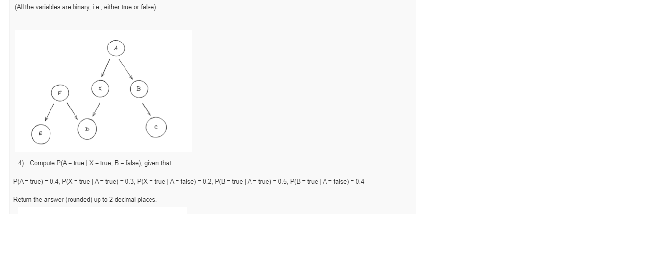 Solved (All the variables are binary, i.e., ﻿either true or | Chegg.com