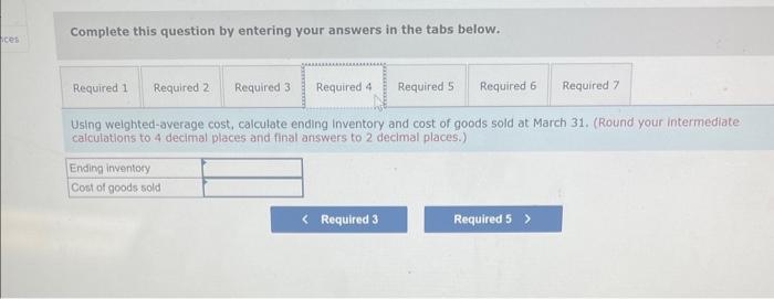 Solved Problem 6-2A (Algo) Calculate ending inventory, cost | Chegg.com
