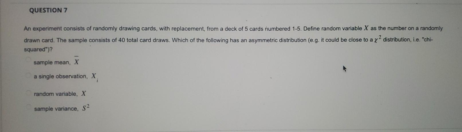 Solved An experiment consists of randomly drawing cards, | Chegg.com