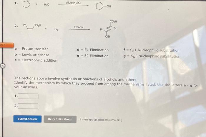 Solved 1. NaOH 2. +H2O+CO2+Nal a= Proton transfer b= Lewis | Chegg.com