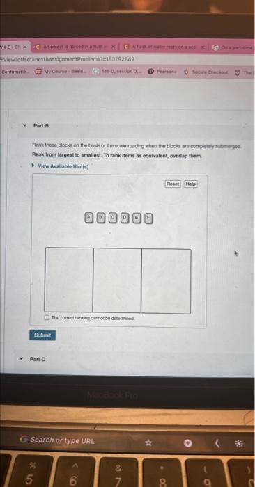 Solved The experiment is repeated with the six different | Chegg.com