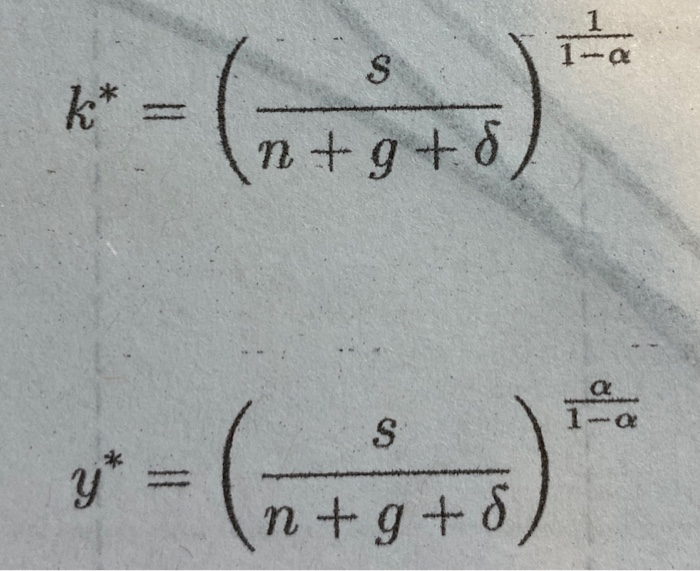 Consider the continuous time Solow growth model. | Chegg.com