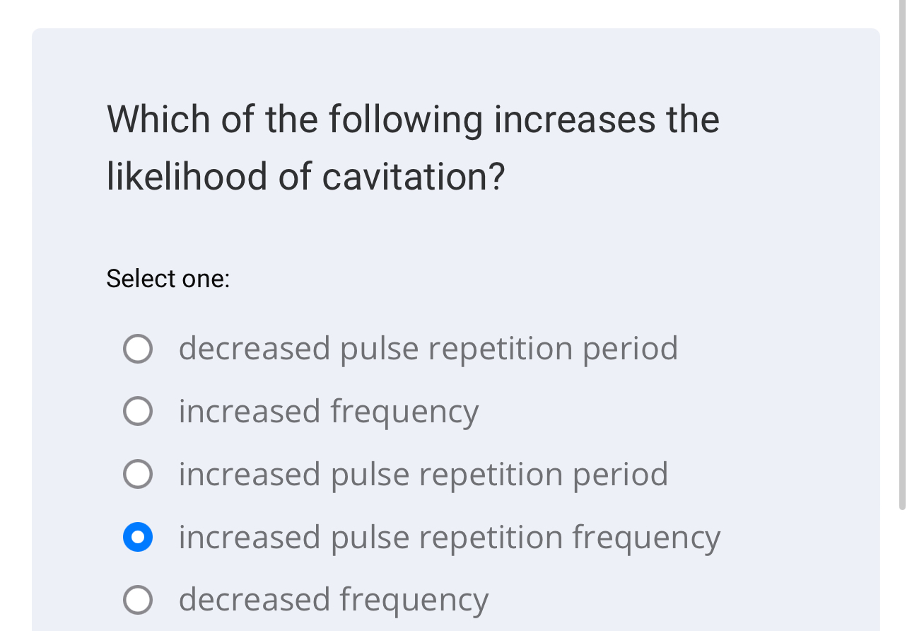 Solved Which of the following increases the likelihood of | Chegg.com