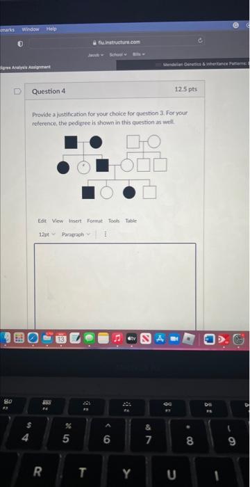 Solved Provide a justification for your choice for question | Chegg.com