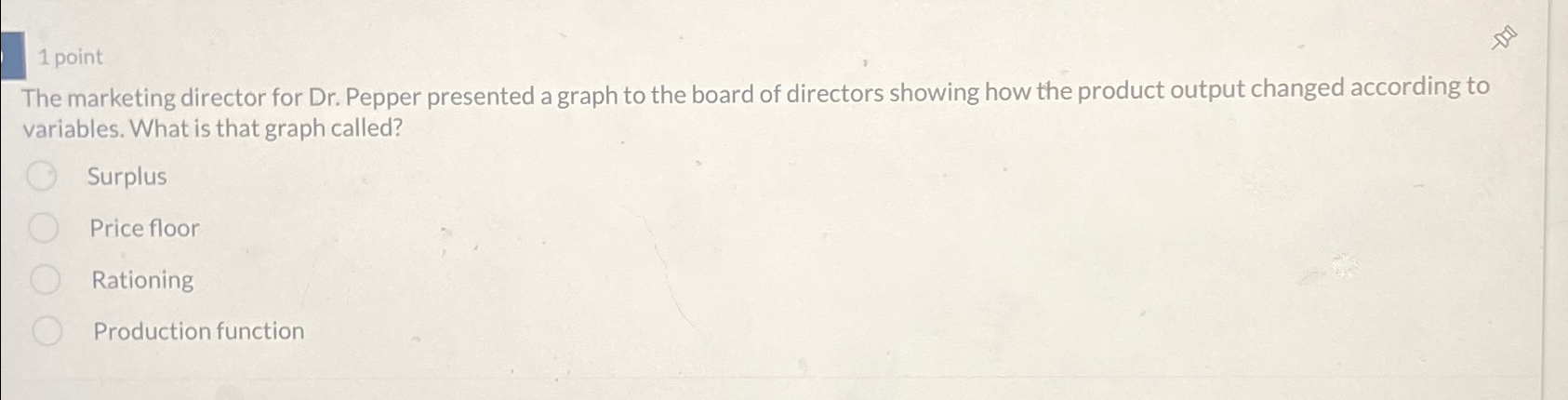 Solved 1 ﻿pointThe marketing director for Dr. ﻿Pepper | Chegg.com