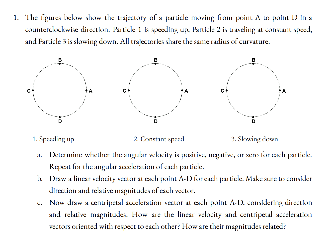 Solved 1. ﻿The figures below show the trajectory of a | Chegg.com