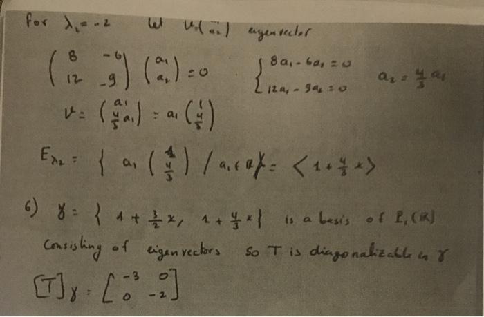 Solved linear algebraplease solve number 1 and 5,6 In detail | Chegg.com