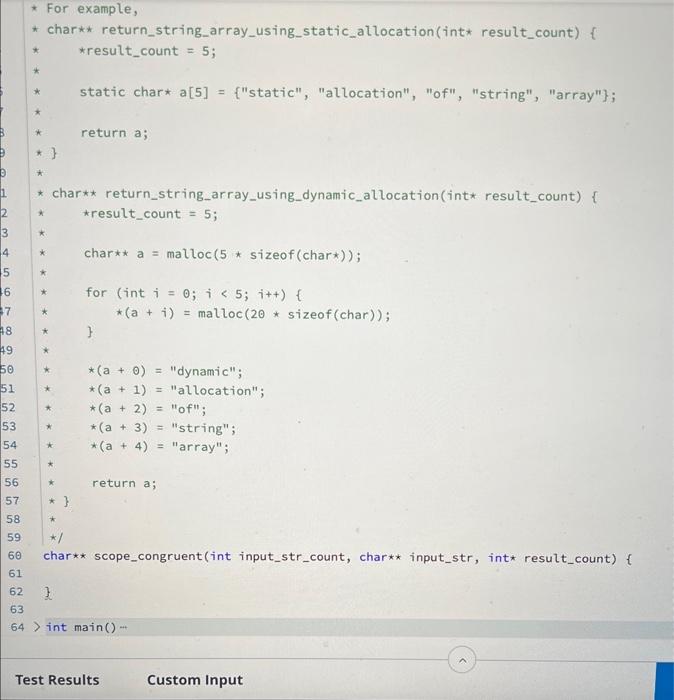 Solved 1. Logic: Scope Congruence of Strings In order to | Chegg.com