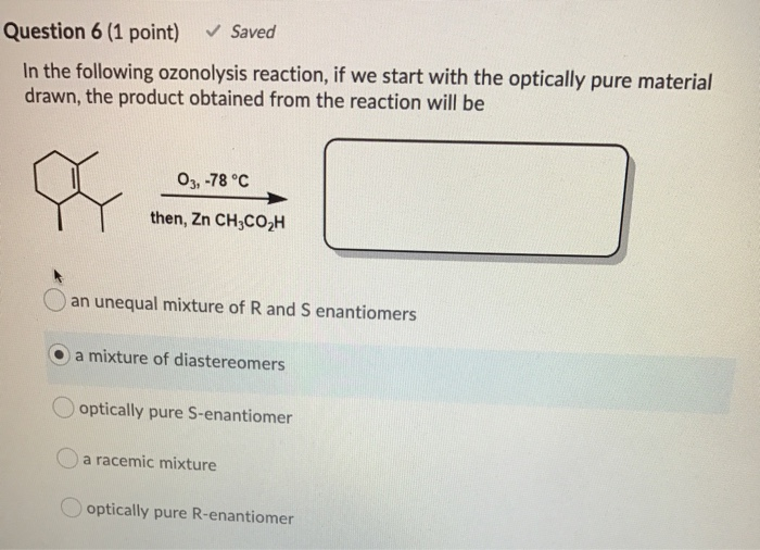 Solved Question 6 (1 point) Saved In the following | Chegg.com
