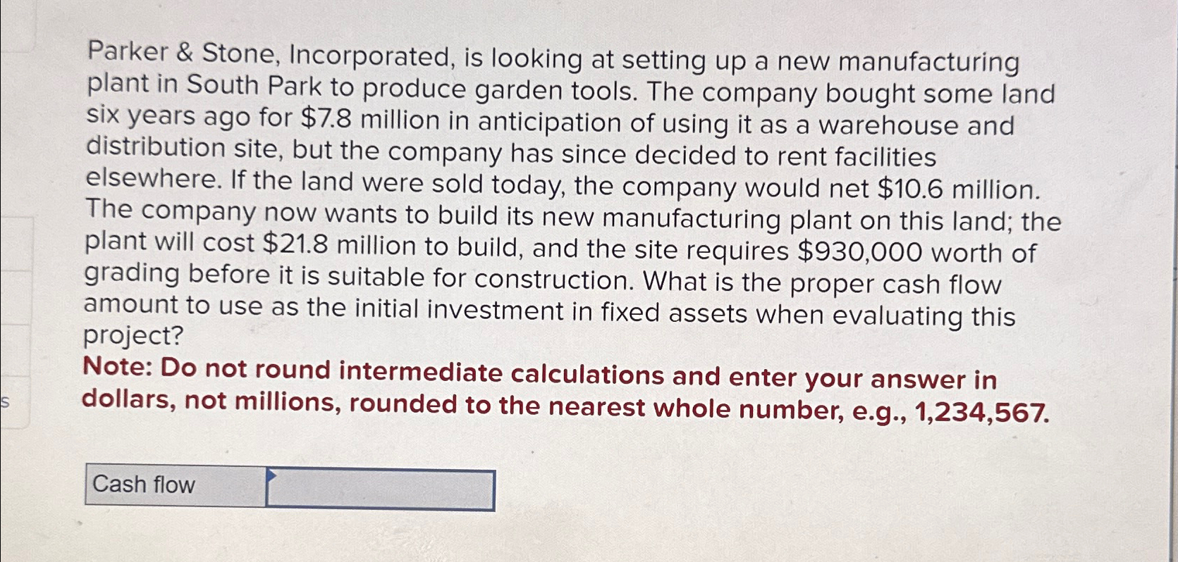 Solved Parker & Stone, Incorporated, is looking at setting | Chegg.com