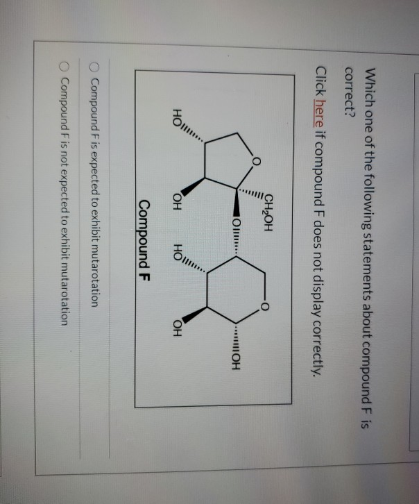 Solved Which one of the following statements about compound | Chegg.com