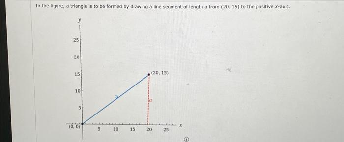 Solved In the figure, a triangle is to be formed by drawing | Chegg.com