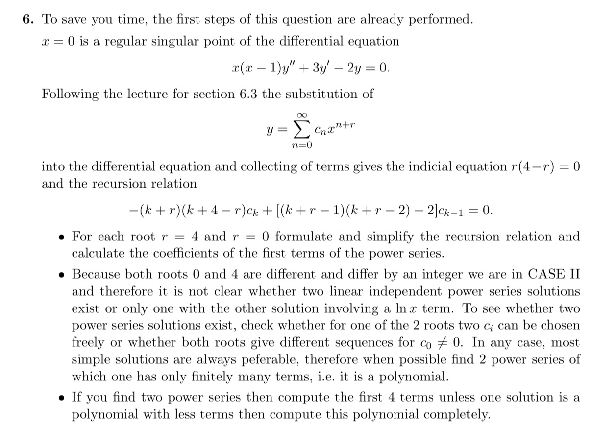 Solved To save you time, the first steps of this question | Chegg.com