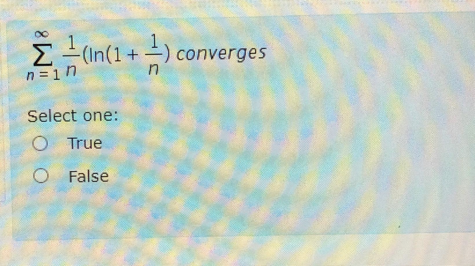 Solved Select one:TrueFalse | Chegg.com