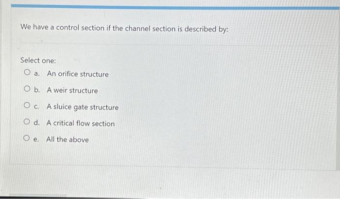 Solved We have a control section if the channel section is | Chegg.com