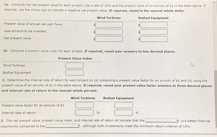 Solved Net Present Value Method, Internal Rate of Return | Chegg.com