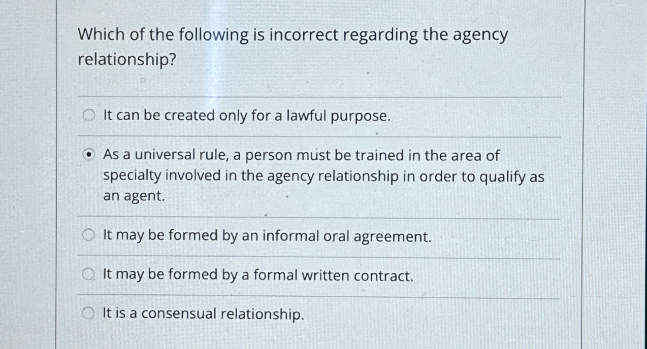 Solved Which of the following is incorrect regarding the | Chegg.com