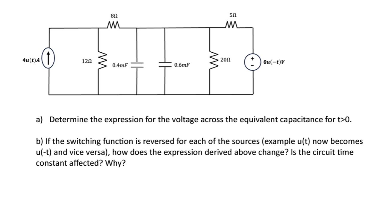 Solved b) ﻿If the switching function is reversed for each of | Chegg.com