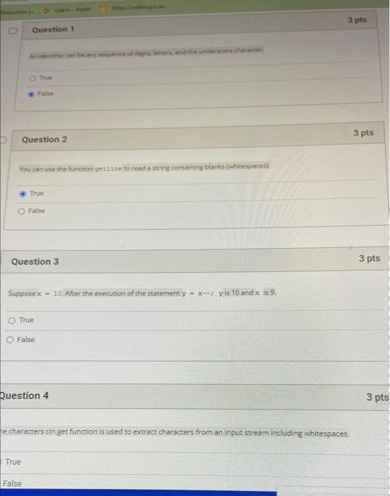 Solved Question 1 Question 2 3 pts You can use the functian | Chegg.com