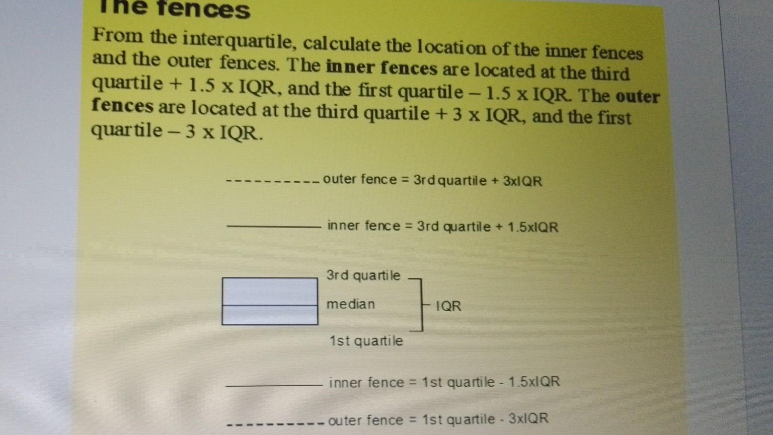 A Boxplot Is A Plot Which Displays Several Of The Chegg