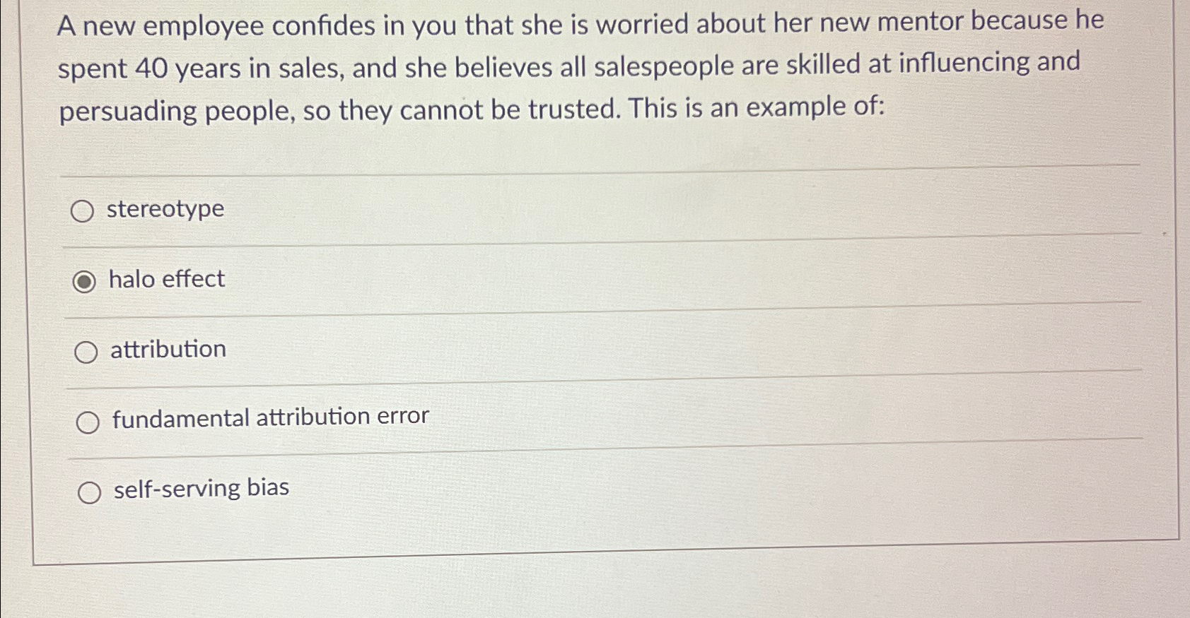 Solved A new employee confides in you that she is worried | Chegg.com