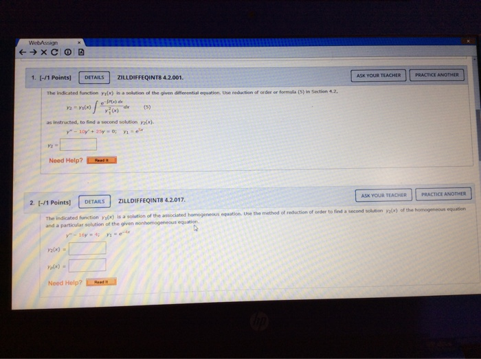 Solved WebAssign + → XC O 1. (-/1 Points] DETAILS | Chegg.com