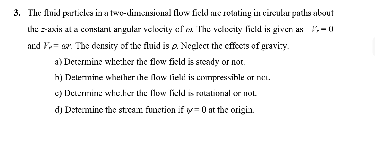Solved The fluid particles in a two-dimensional flow field | Chegg.com
