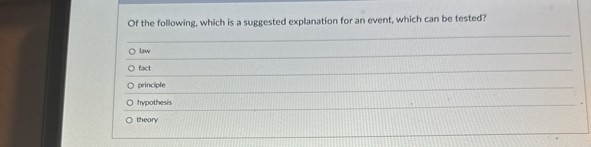 Of the following, which is a suggested explanation | Chegg.com