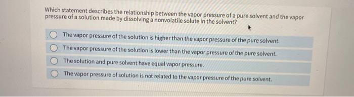Solved Which statement describes the relationship between | Chegg.com