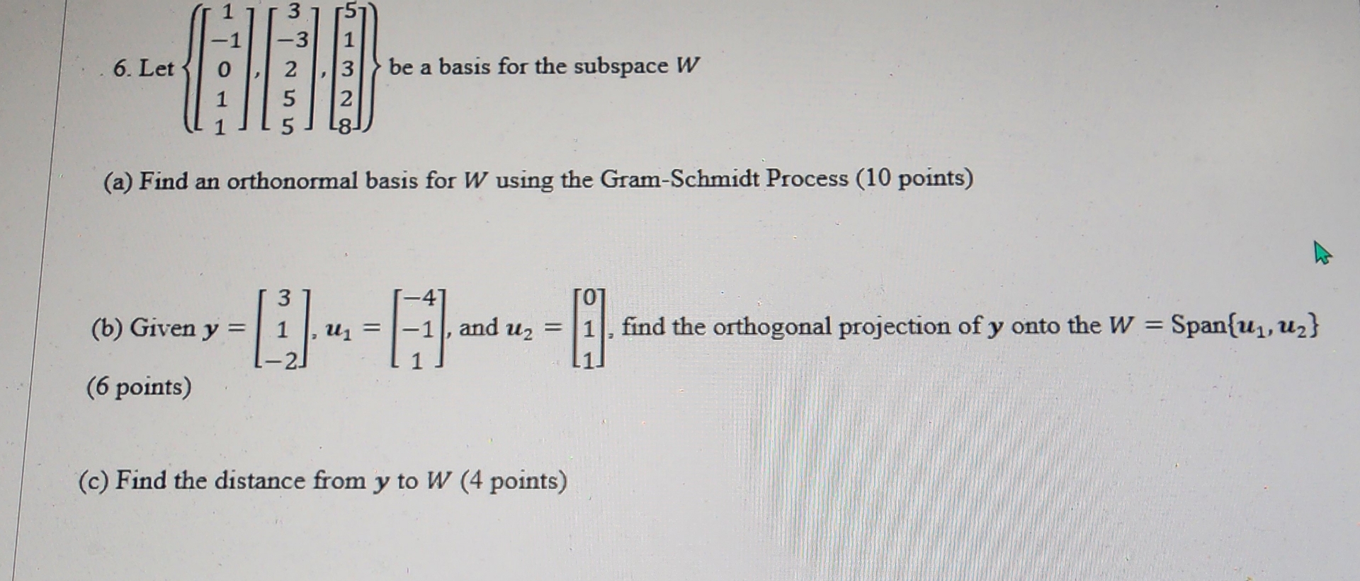 Solved Let {[1-1011],[3-3255],[51328]} ﻿be a basis for the | Chegg.com