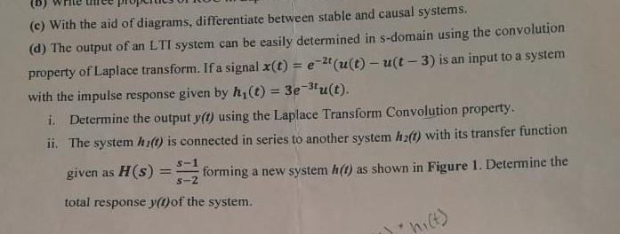 Solved (c) With the aid of diagrams, differentiate between | Chegg.com