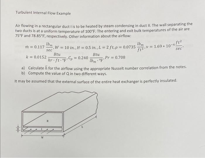 Turbulent Internal Flow Example 10-44 ift sec sec Air | Chegg.com
