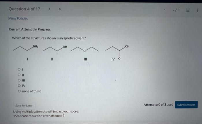 Solved Current Attempt in Progress Predict the product for | Chegg.com