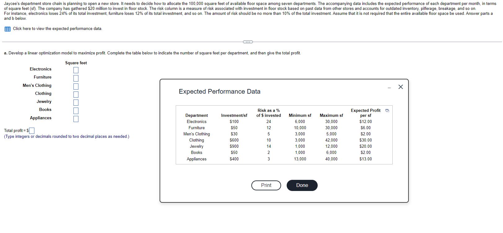 Solved PLEASE SHOW EXCEL DETAIL AND SOLVER INPUTand b | Chegg.com