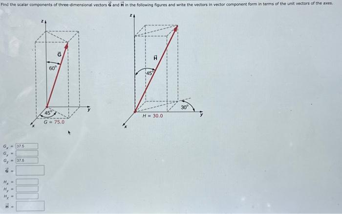 Solved (a) the component of vector A along vector B (b) the | Chegg.com