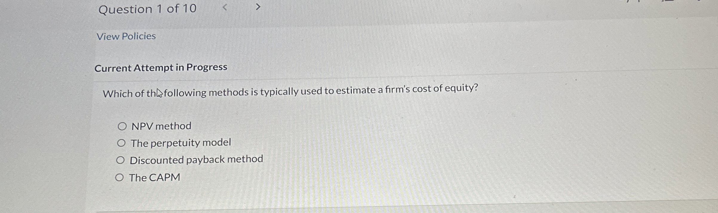 Solved View PoliciesCurrent Attempt in ProgressWhich of | Chegg.com