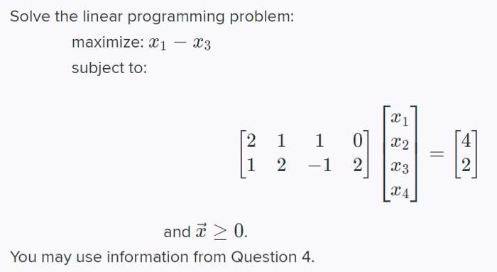 Solved Consider the system of equations | Chegg.com