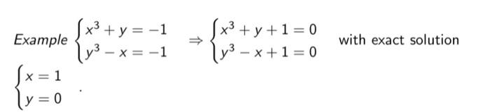 Solved Solve the example by Newton-Raphson method for a | Chegg.com