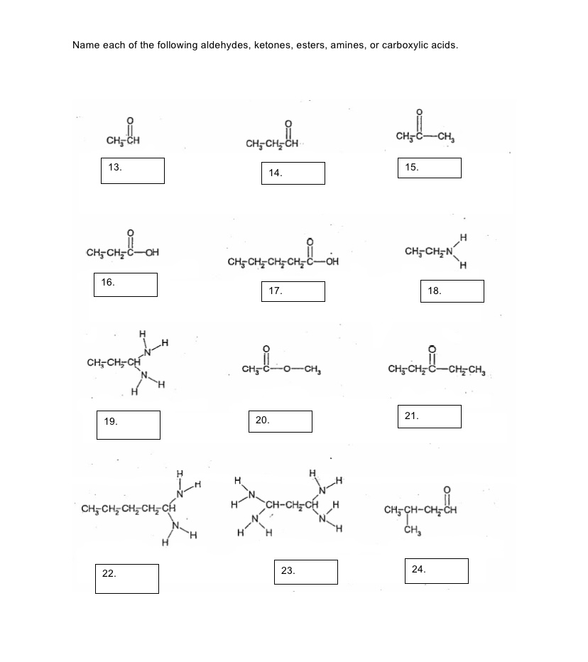 IUPAC naming; name each of the following aldehydes, | Chegg.com