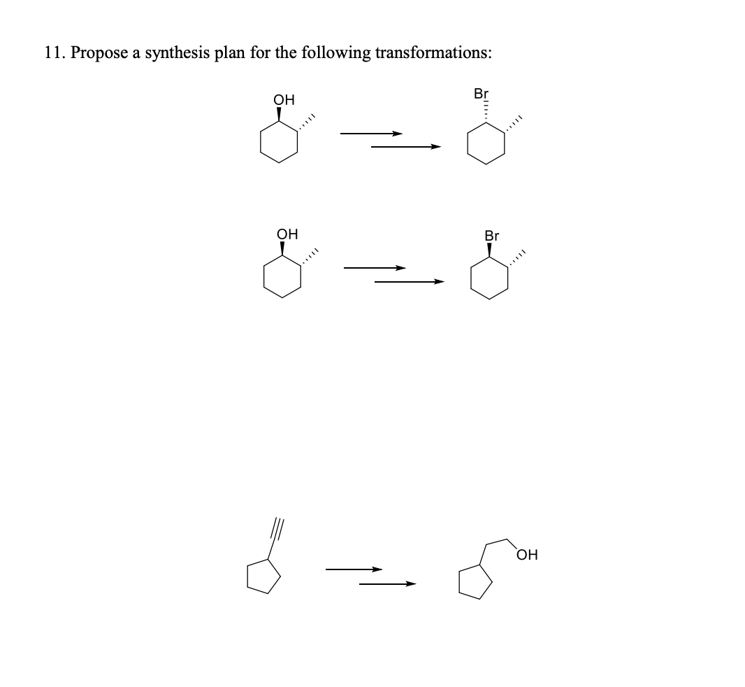 Solved Propose a synthesis plan for the following | Chegg.com